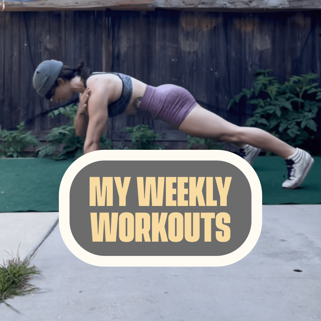 My Weekly Workouts by Lean Beef Patty